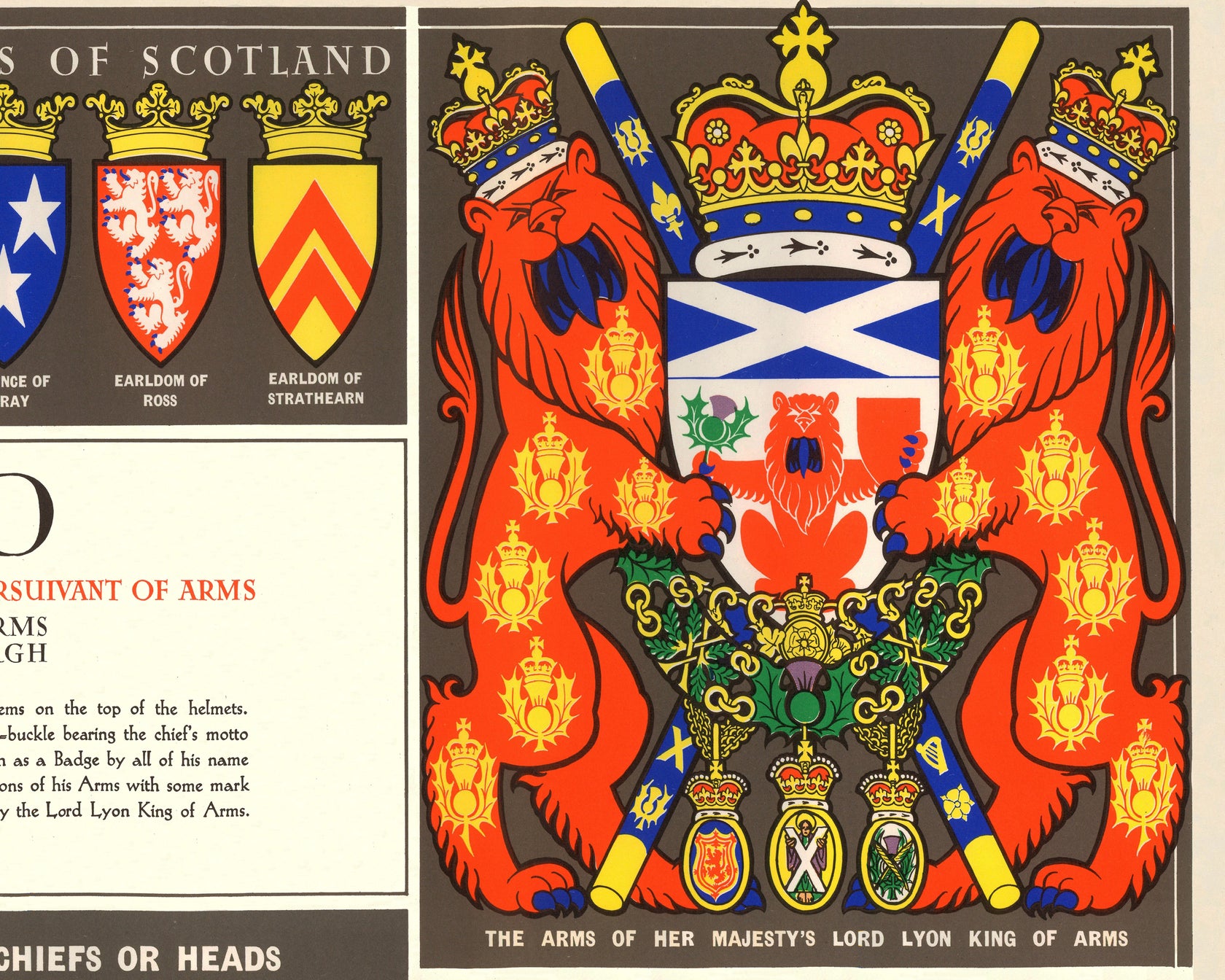 Clan Map of Scotland by Don Pottinger - Classic Maps and Prints