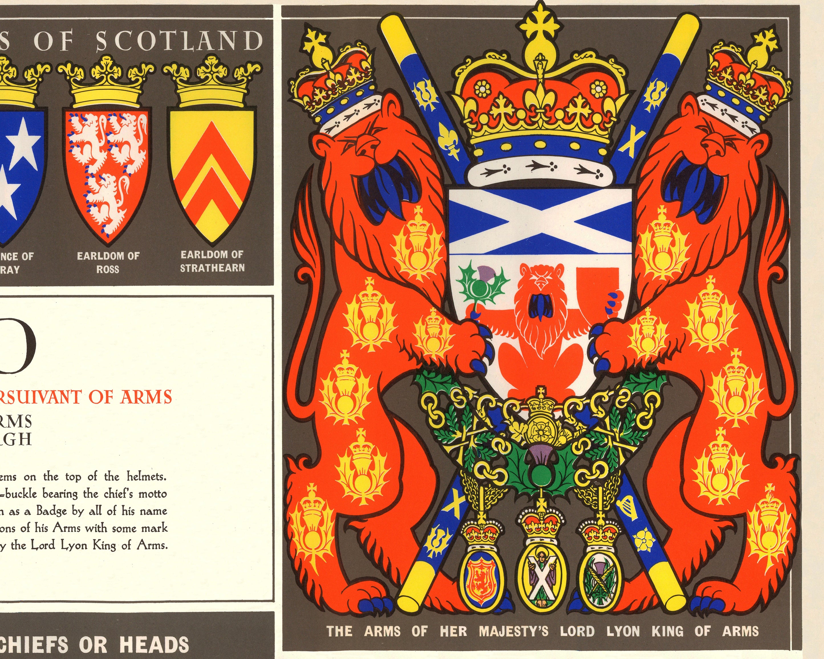 Clan Map of Scotland by Don Pottinger - Classic Maps and Prints